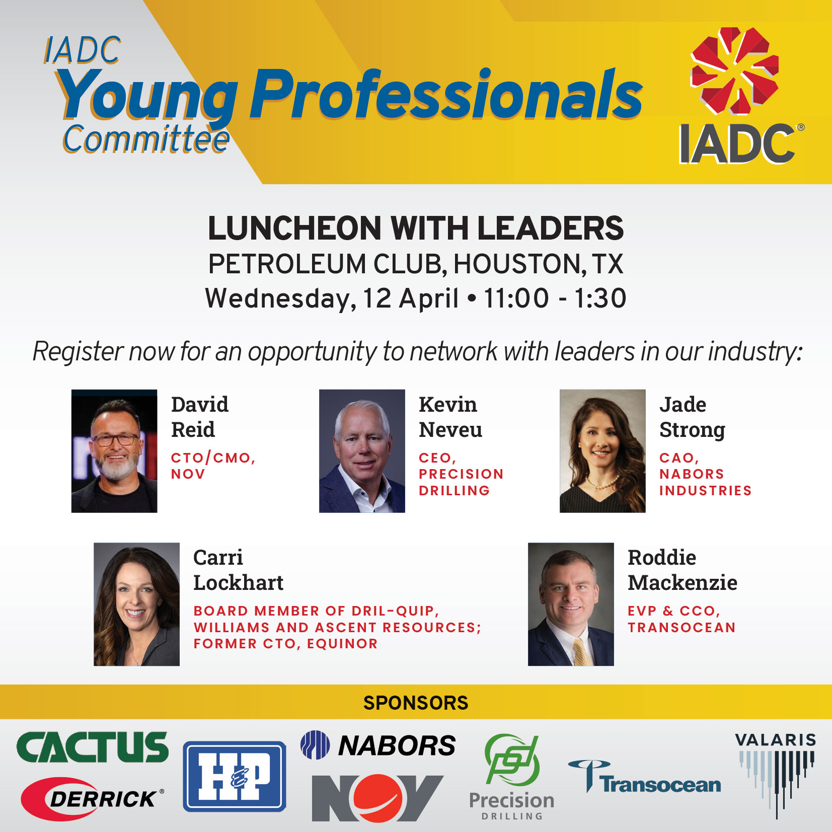 Upcoming Young Professionals Committee Events - IADC.org
