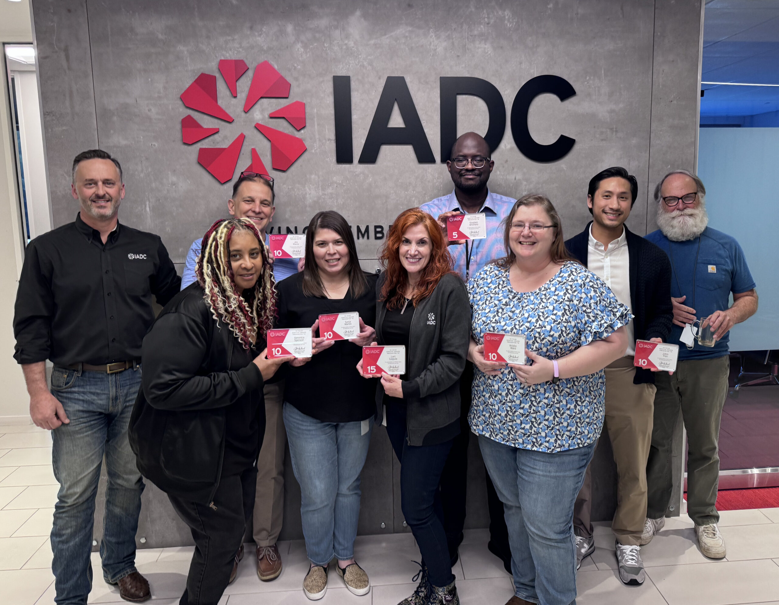 IADC Team Members Celebrate Combined Total of 190 Years of Service ...